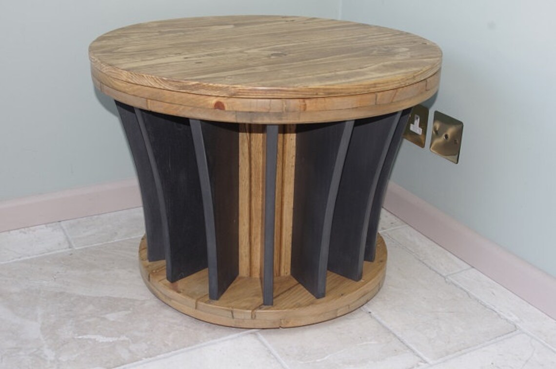 Cable Drum Coffee Table - Etsy