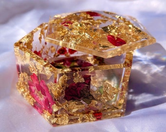 Rose Trinket Box - Etsy