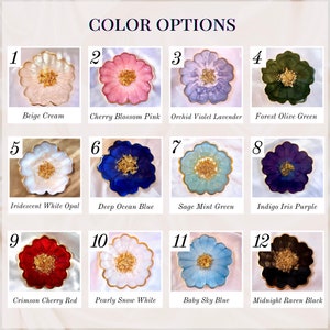 Large Flower Shape Gold Accented Tray With Matching Flower Coasters Set ...