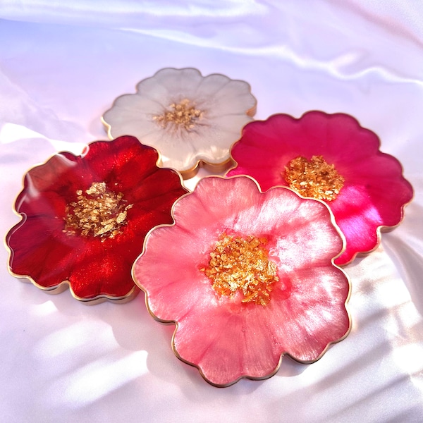 Hot Pink Coasters - Etsy