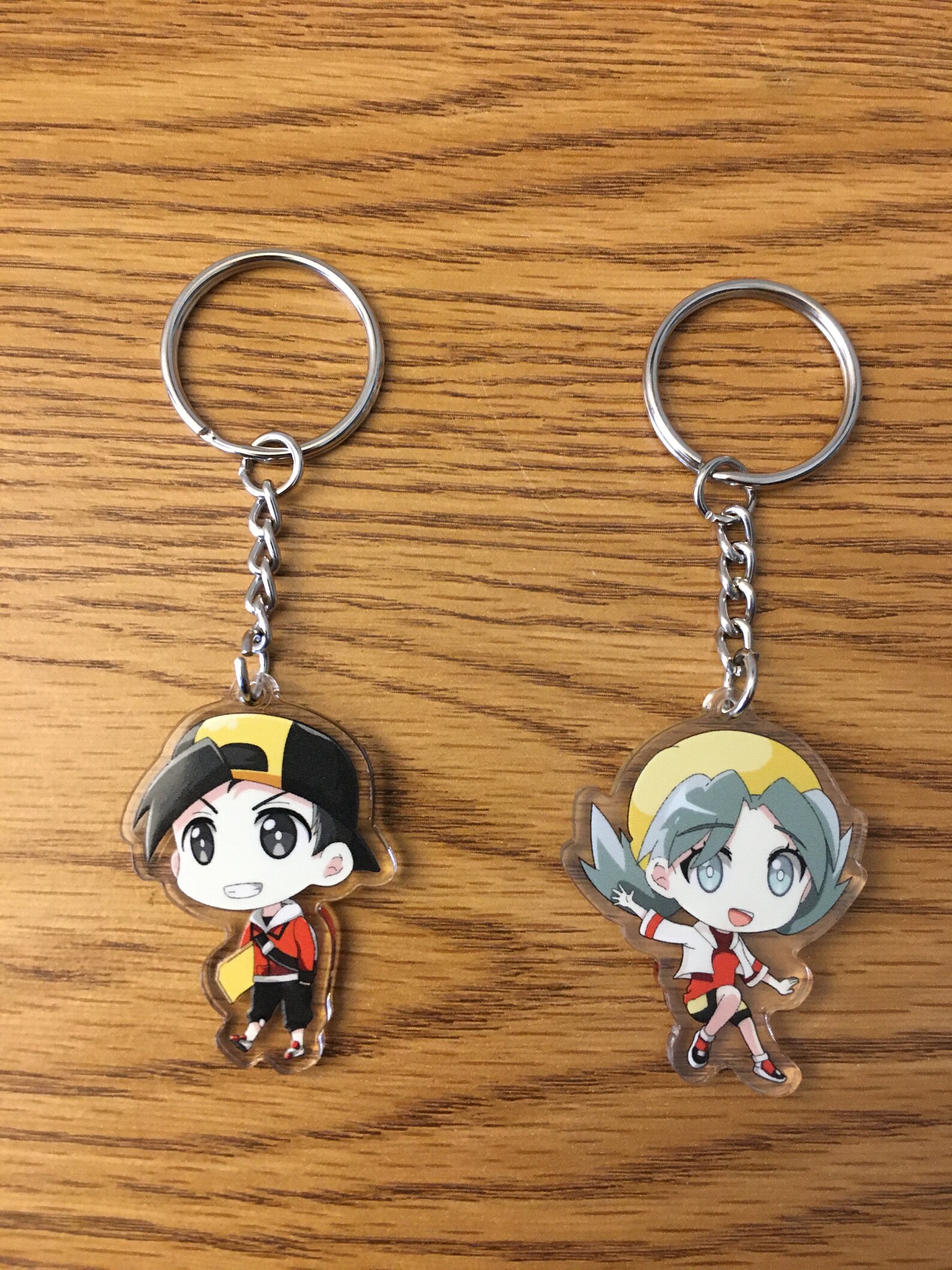 Pokemon Trainer Gold and Crystal 1.5 Acrylic Keychains - Etsy