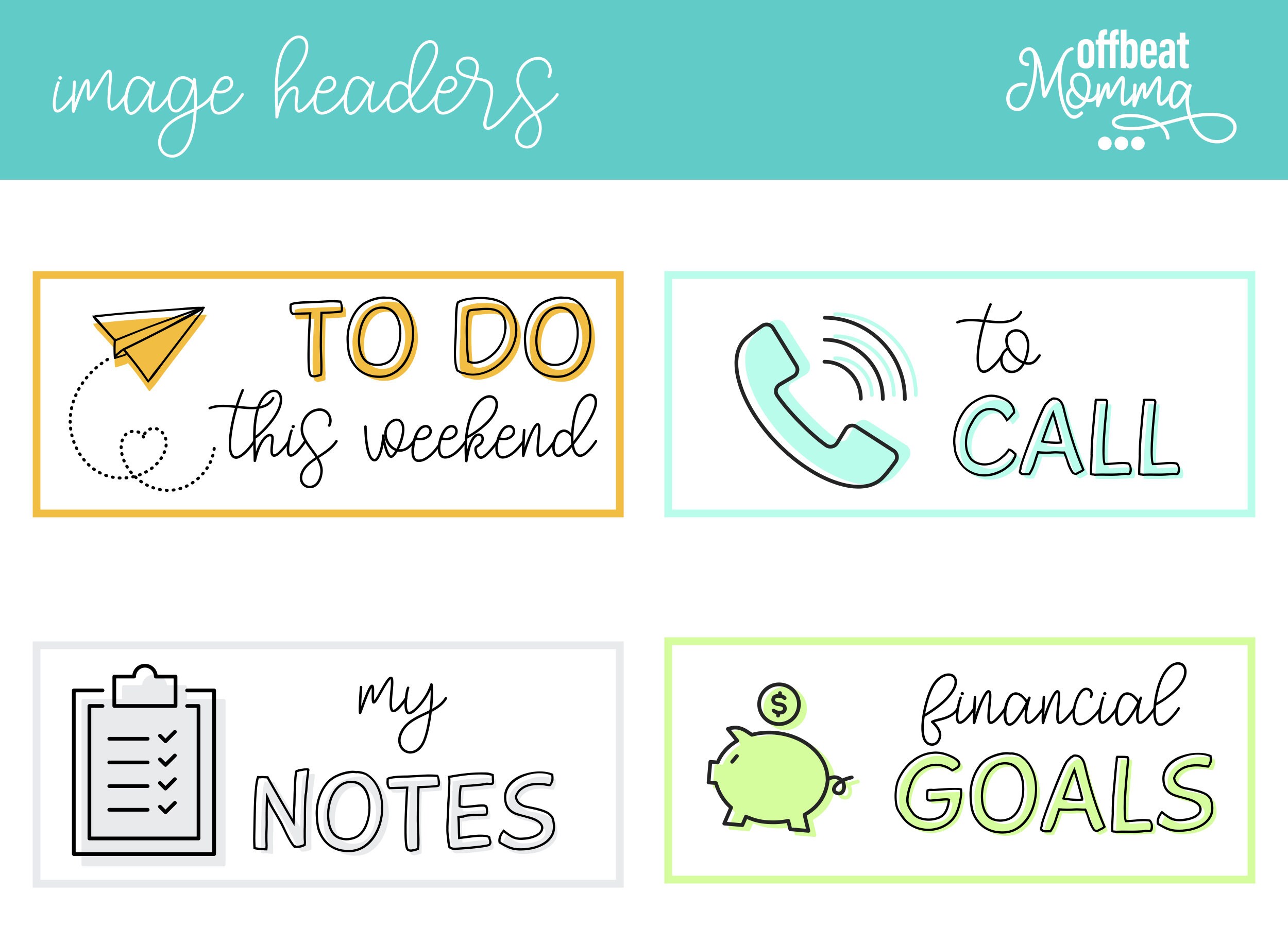 Google Keep Image Headers | Colorful Google Keep Headers | Instant ...