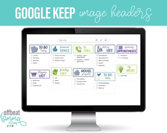 Google Keep Image Headers | Colorful Google Keep Headers | Instant ...