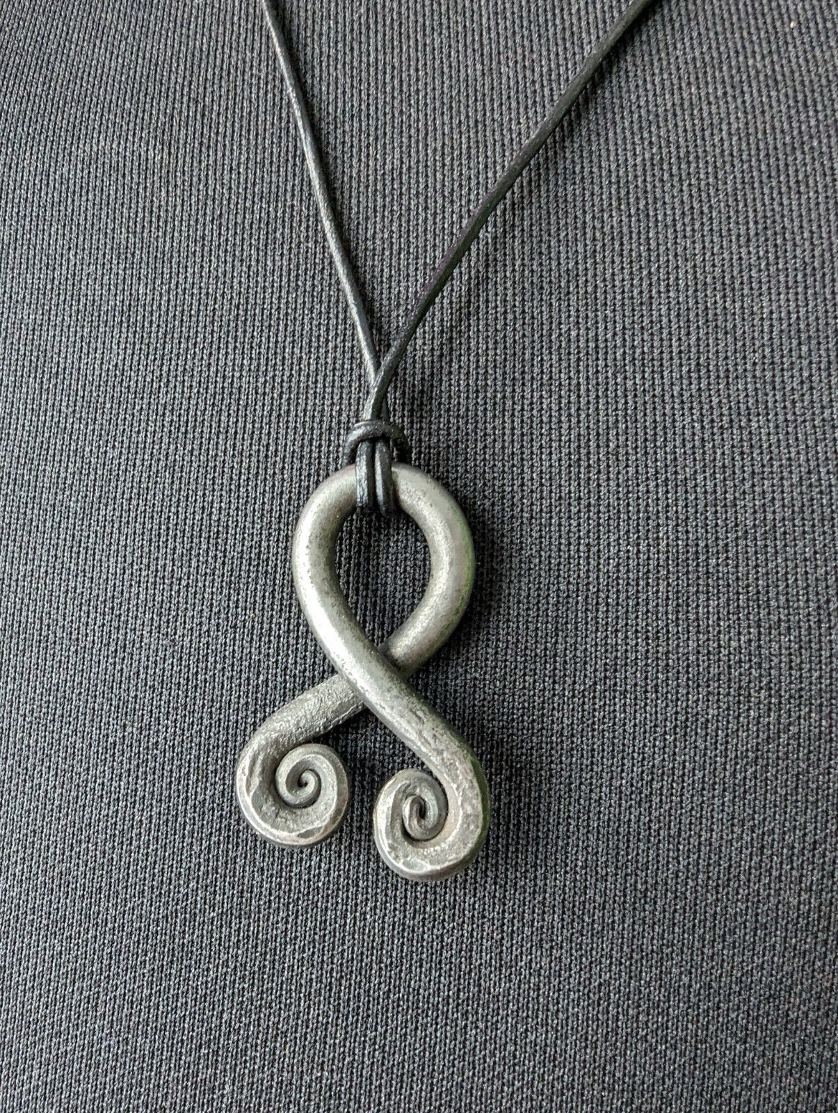 Vintage Scandinavian Hand Forged Troll Cross Rustic Iron Pendant ...