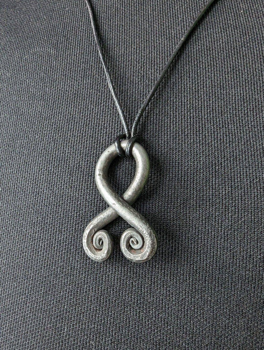 Vintage Scandinavian Hand Forged Troll Cross Rustic Iron Pendant ...