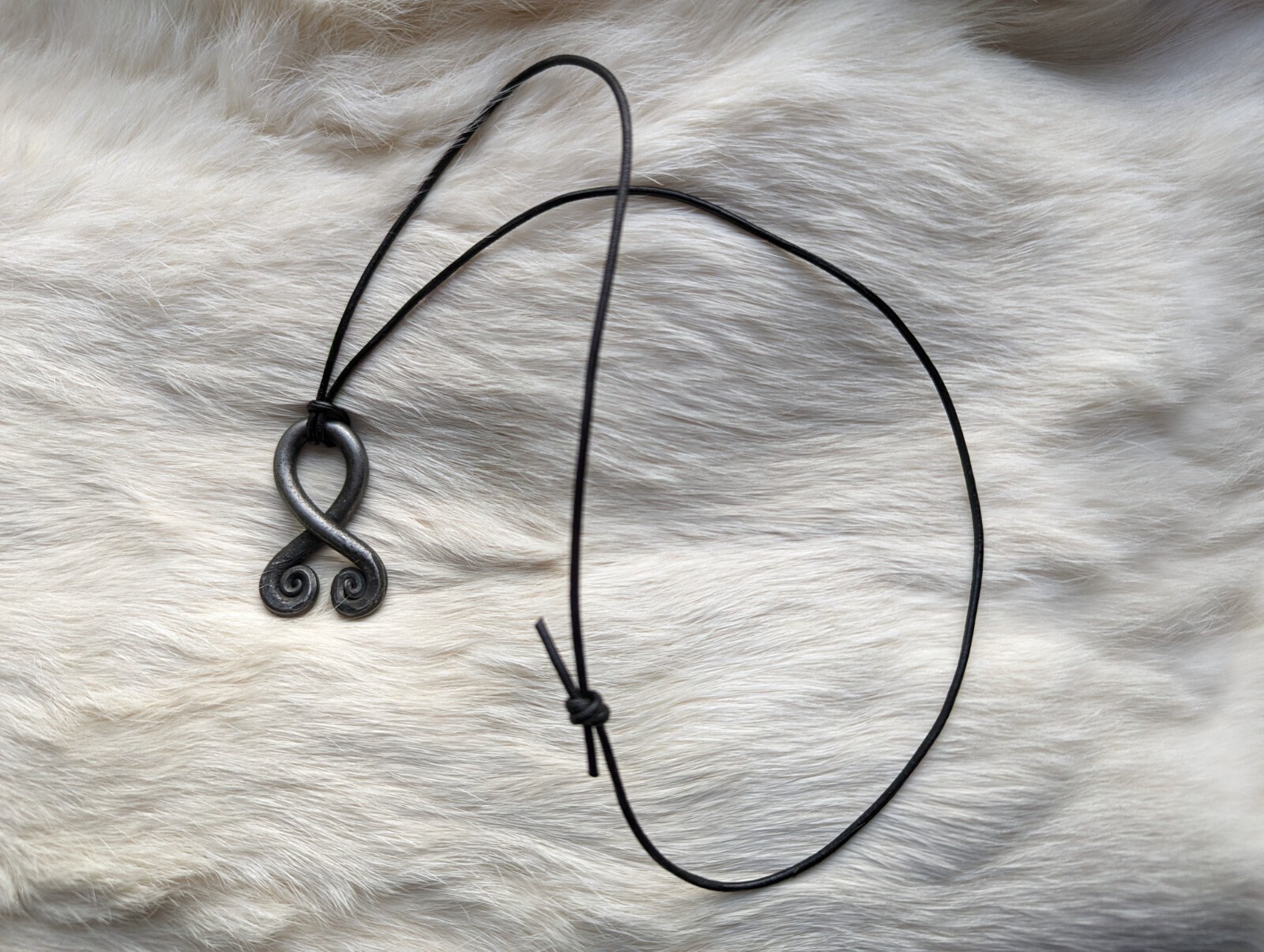 Vintage Scandinavian Hand Forged Troll Cross Rustic Iron Pendant ...