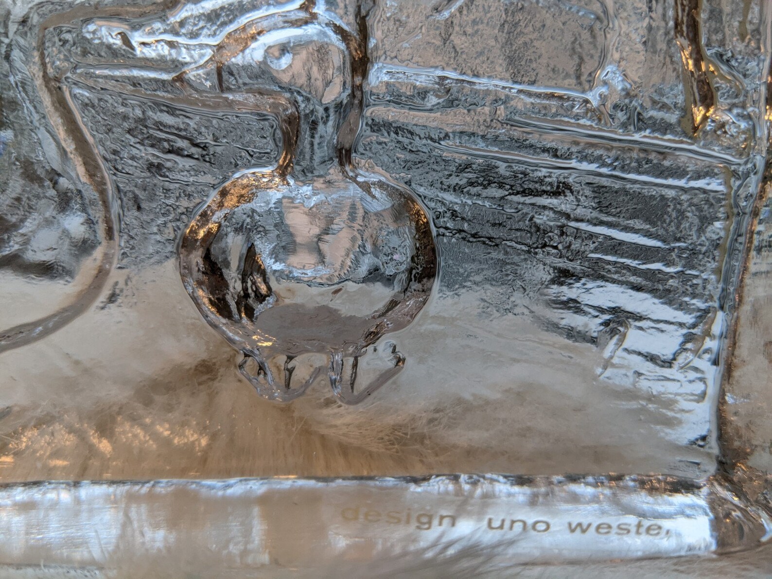 Pukeberg Glasbruk Ducks Paperweight / Table Decoration / Art Glass ...