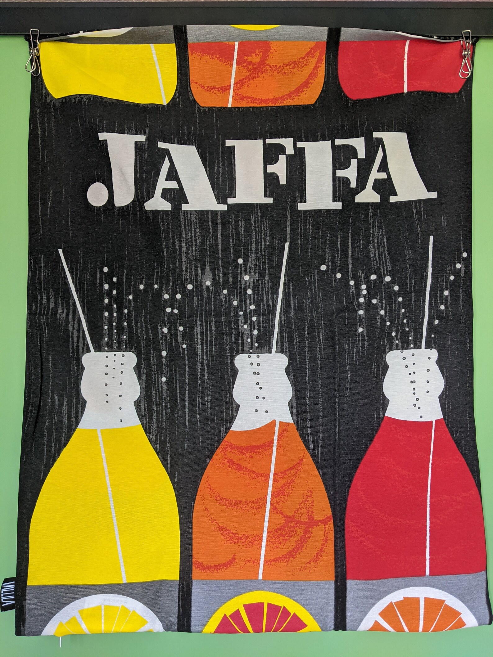 Vallila Finland Jaffa Cushion Cover 80x60 cm black colorful | Etsy