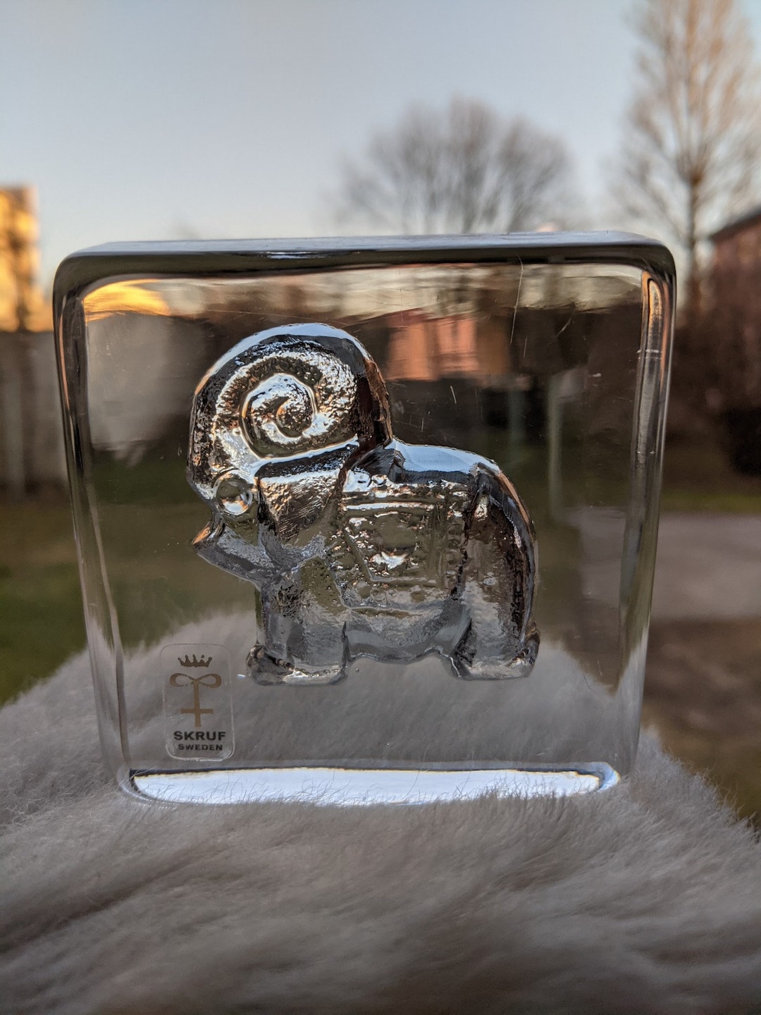 SKRUF Sweden Elephant Ice Sculpture by Lars Hellsten - Etsy