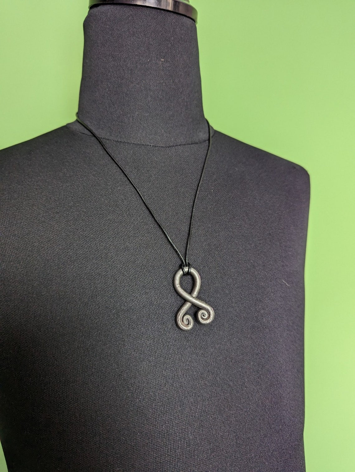 Vintage Scandinavian Hand Forged Troll Cross Rustic Iron Pendant ...