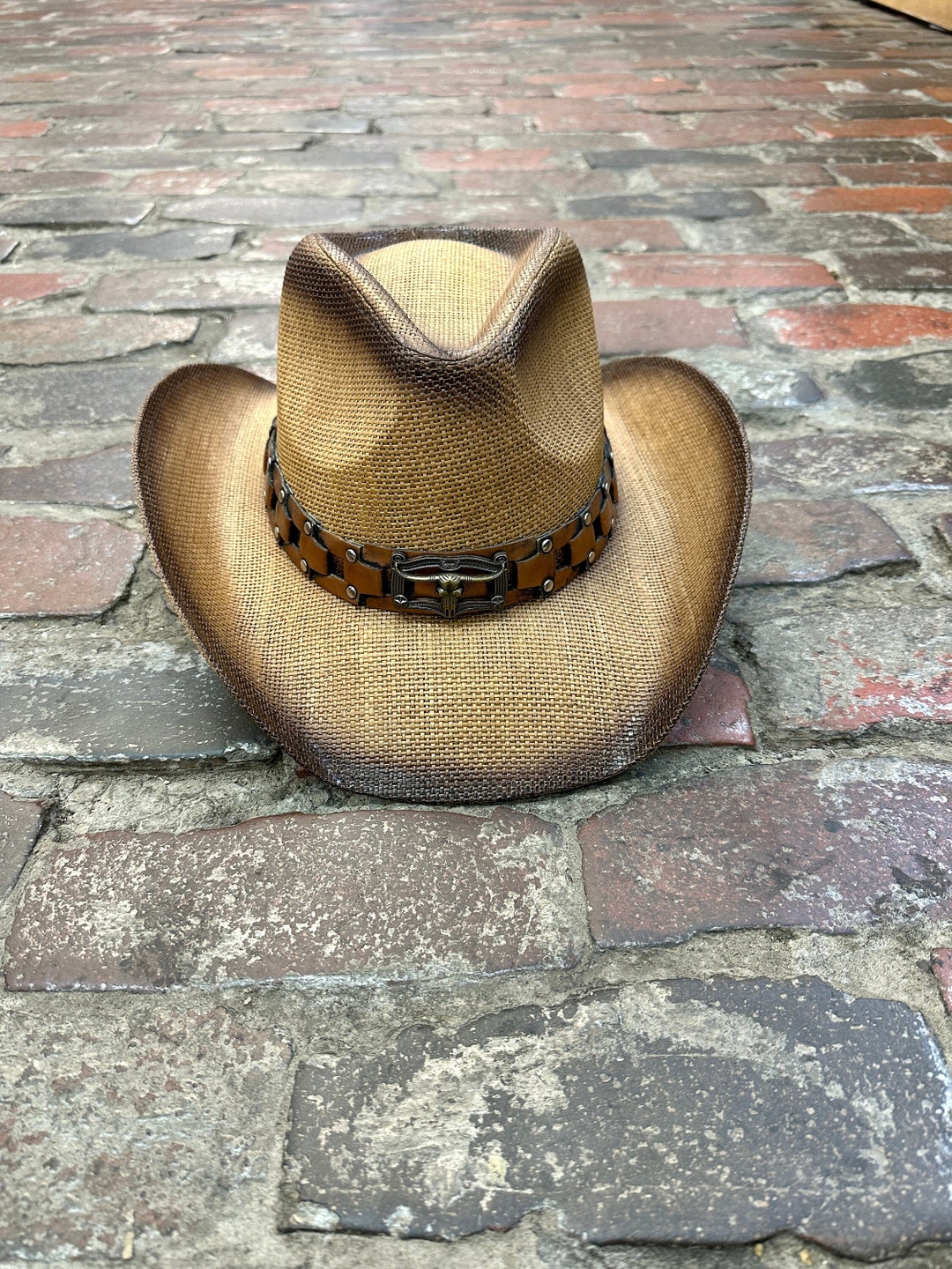 Straw Cowboy Hat | Shapeable Cowboy Hat | Cowboy Hat With Hat Band ...