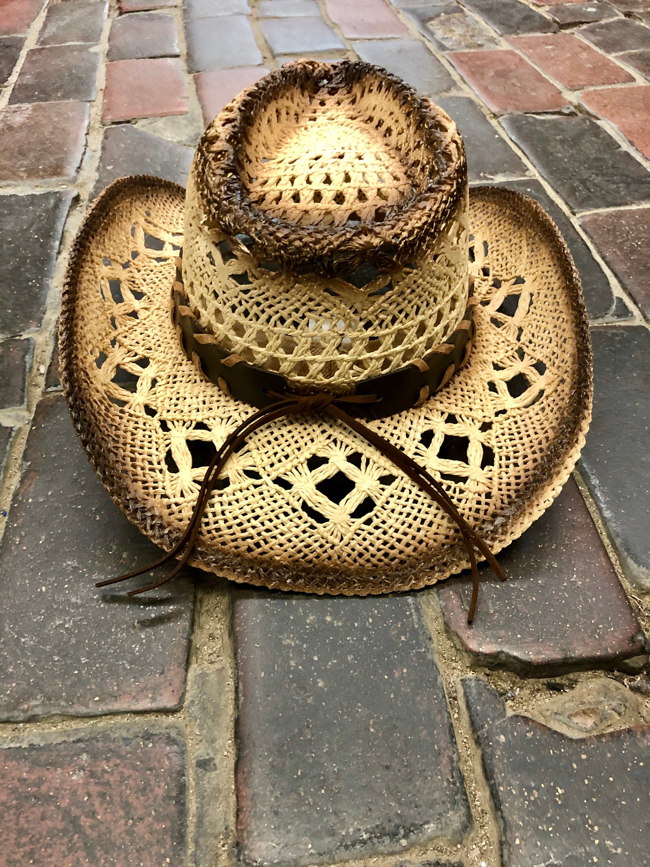 Straw Cowboy Hat Shapeable Cowboy Hat Cowboy Hat With Hat | Etsy