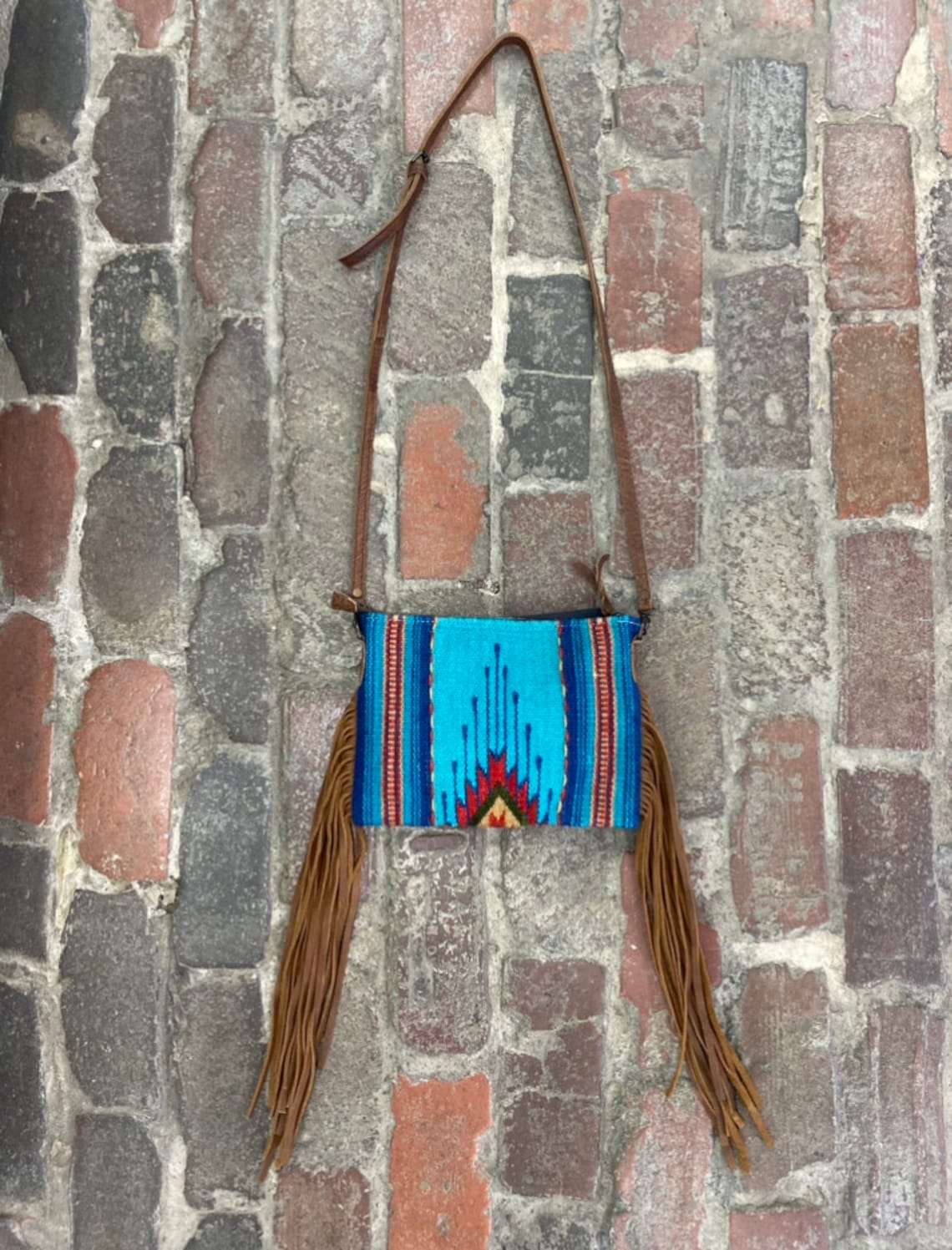 Woven Aztec Purse Hand Tooled Leather Purse Gift for Her | Etsy