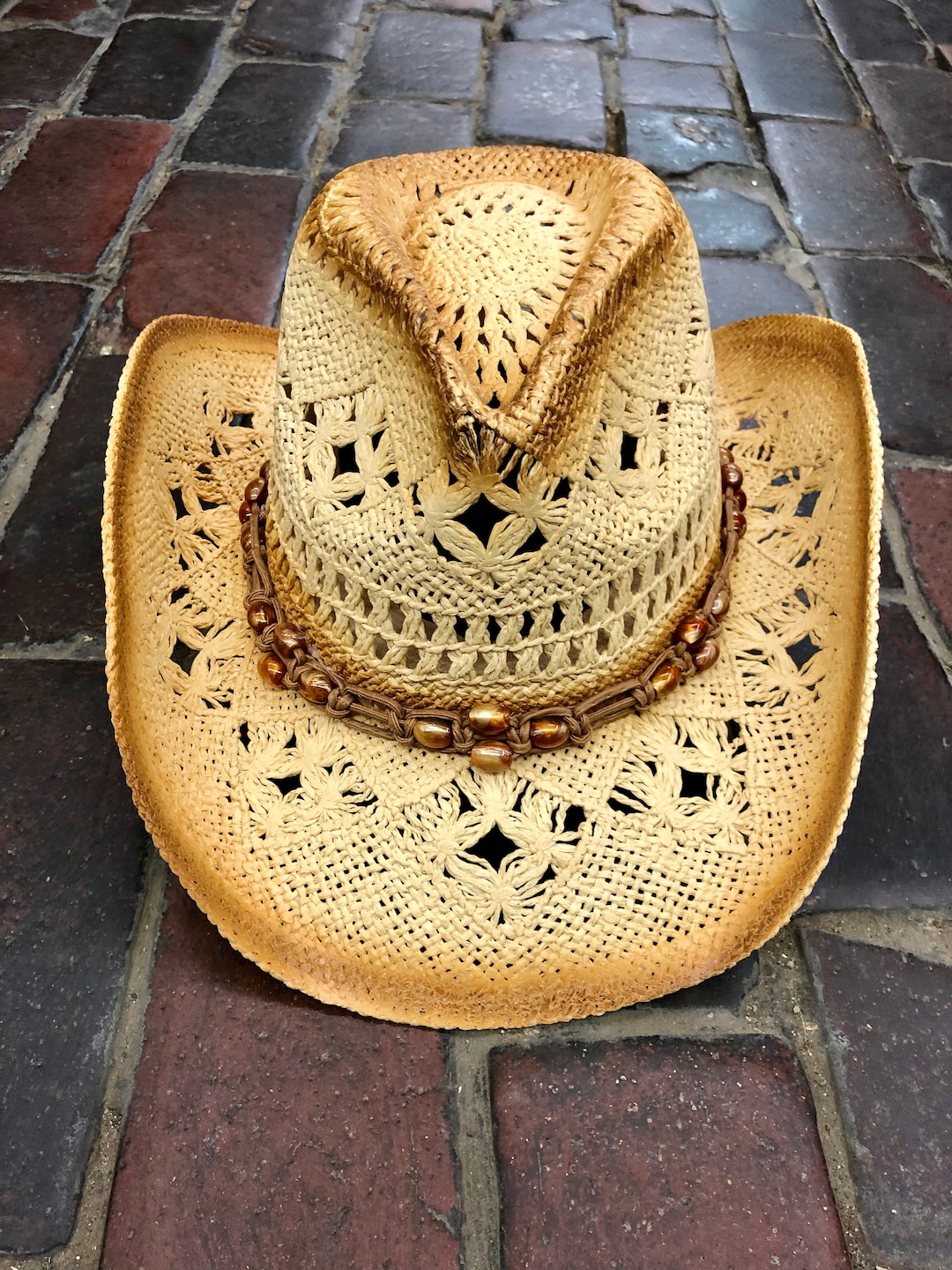 Straw Cowboy Hat | Shapeable Cowboy Hat | Cowboy Hat With Hat Band ...