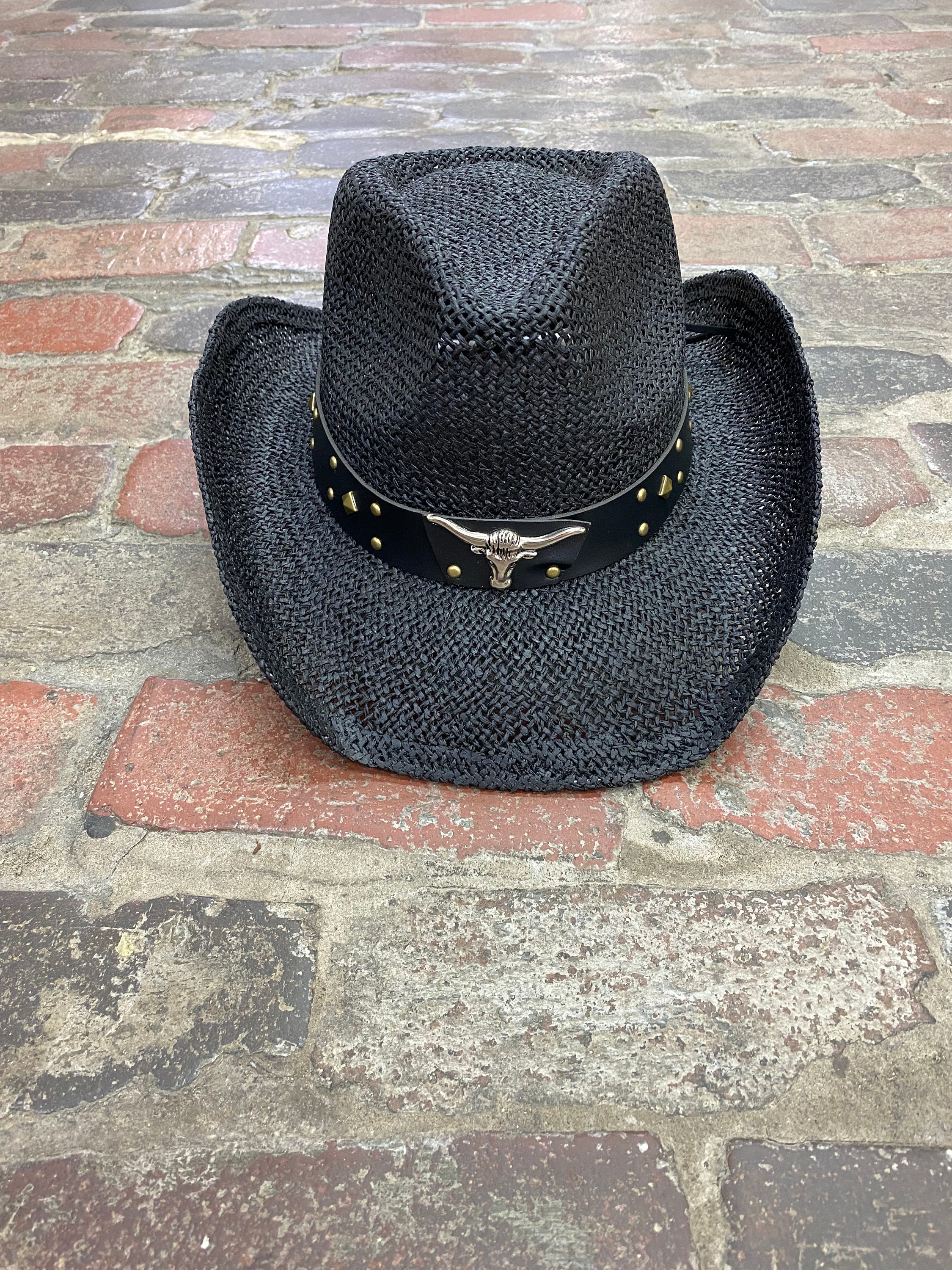 Straw Cowboy Hat | Shapeable Cowboy Hat | Cowboy Hat With Hat Band ...