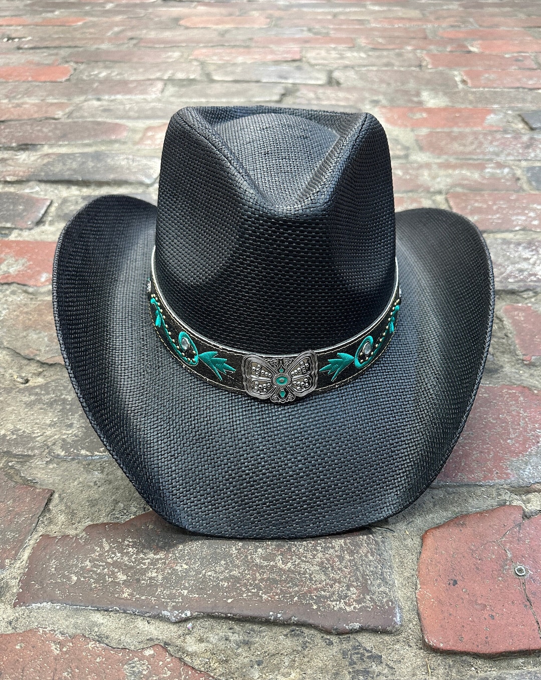 Straw Cowboy Hat | Shapeable Cowboy Hat | Cowboy Hat With Hat Band ...