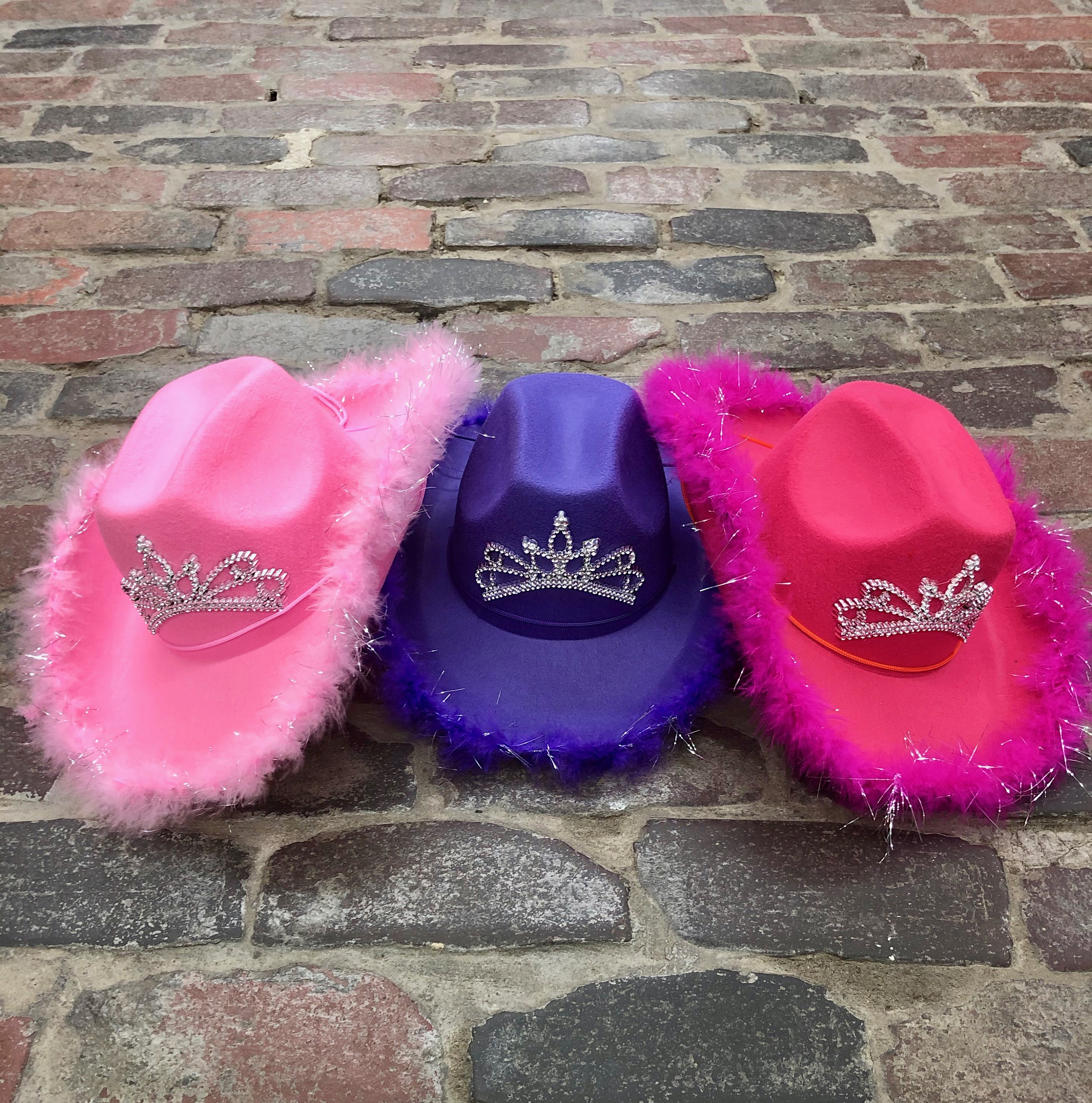 Children's Princess Cowboy Hat | Kids Party Hat |birthday Hats|gift for ...