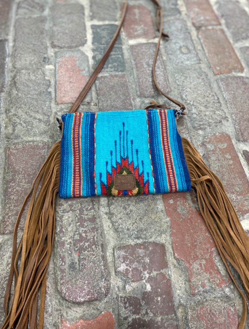Woven Aztec Purse Hand Tooled Leather Purse Gift for Her | Etsy