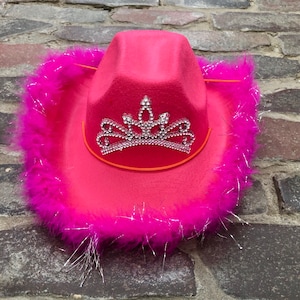 Children's Princess Cowboy Hat | Kids Party Hat |birthday Hats|gift for ...