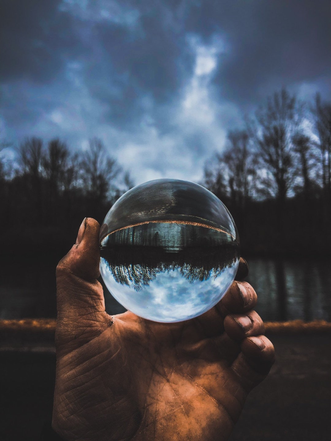 The Upside Down - Lens Ball Photography Print - Etsy