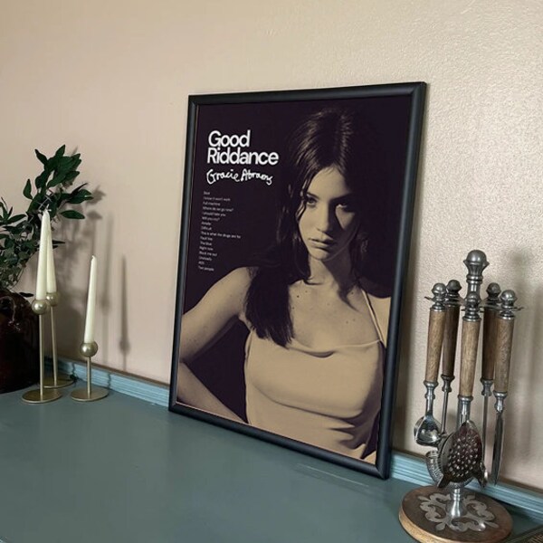 Good Riddance Gracie Abrams Poster - Etsy