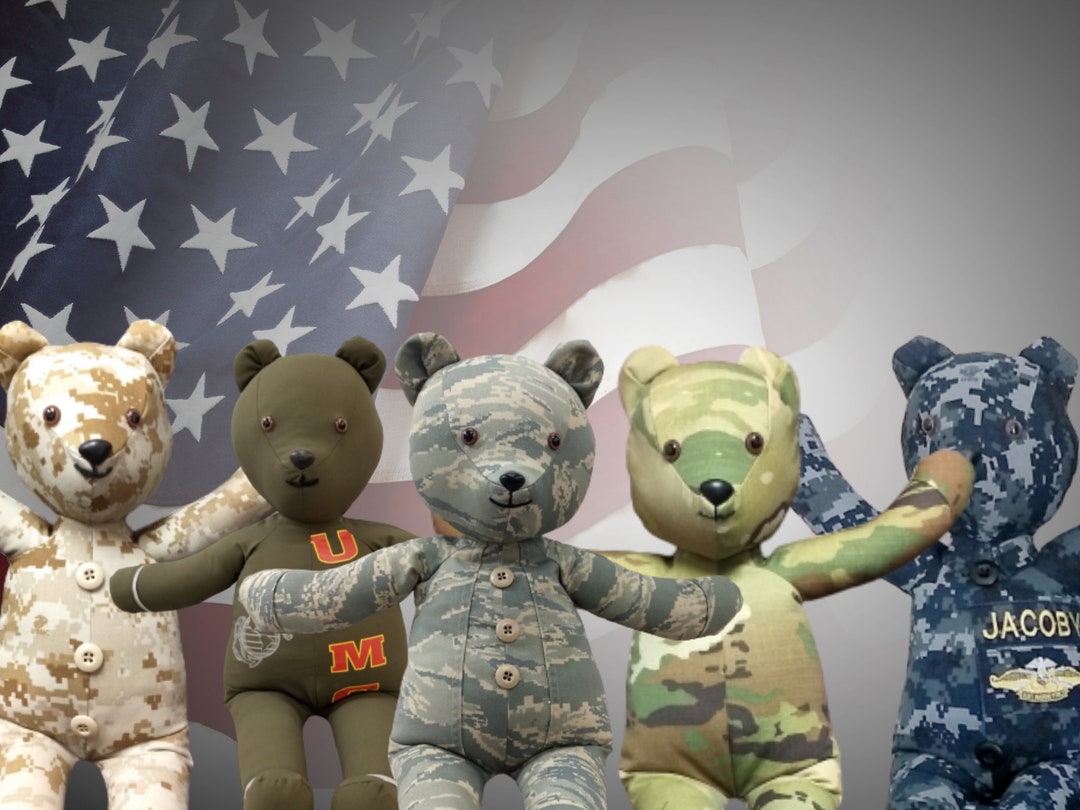 Bears Made From Military Uniforms, Bears for Deployment, Deployment ...