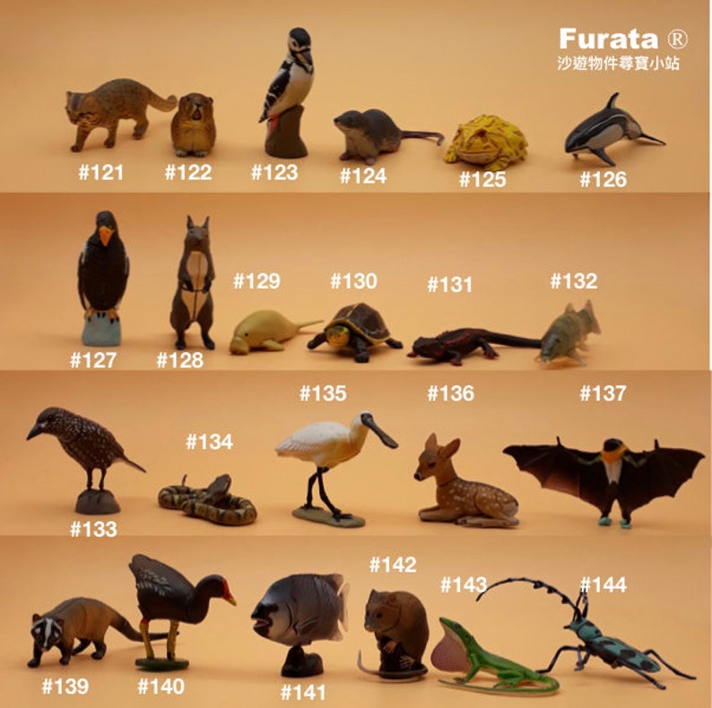 Kaiyodo Furuta Choco Eggs Animals Series 5 Miniature Figure - Etsy Hong ...