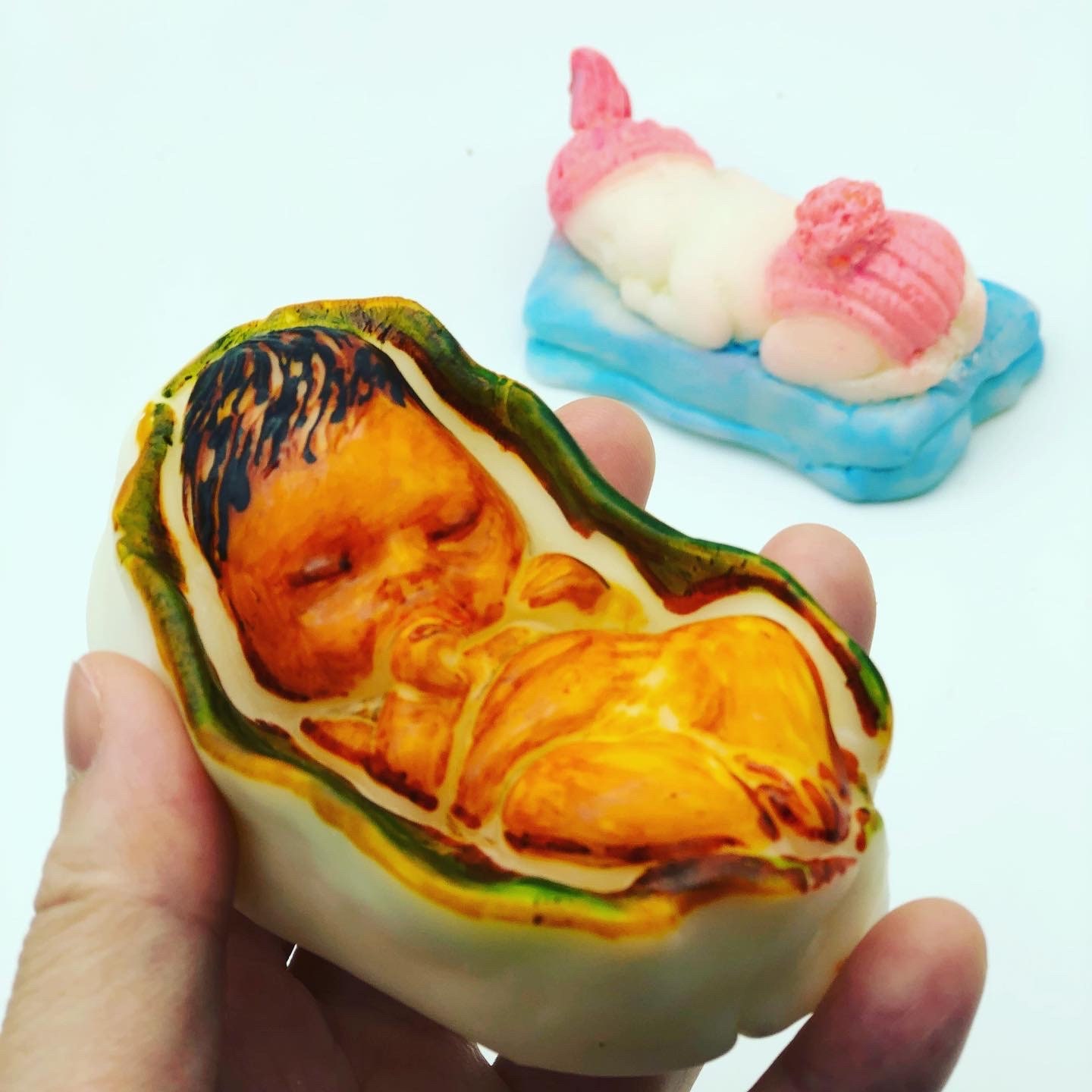 Sandplay Therapy Use Figurine Baby Handmade Limited Figures Sleeping ...