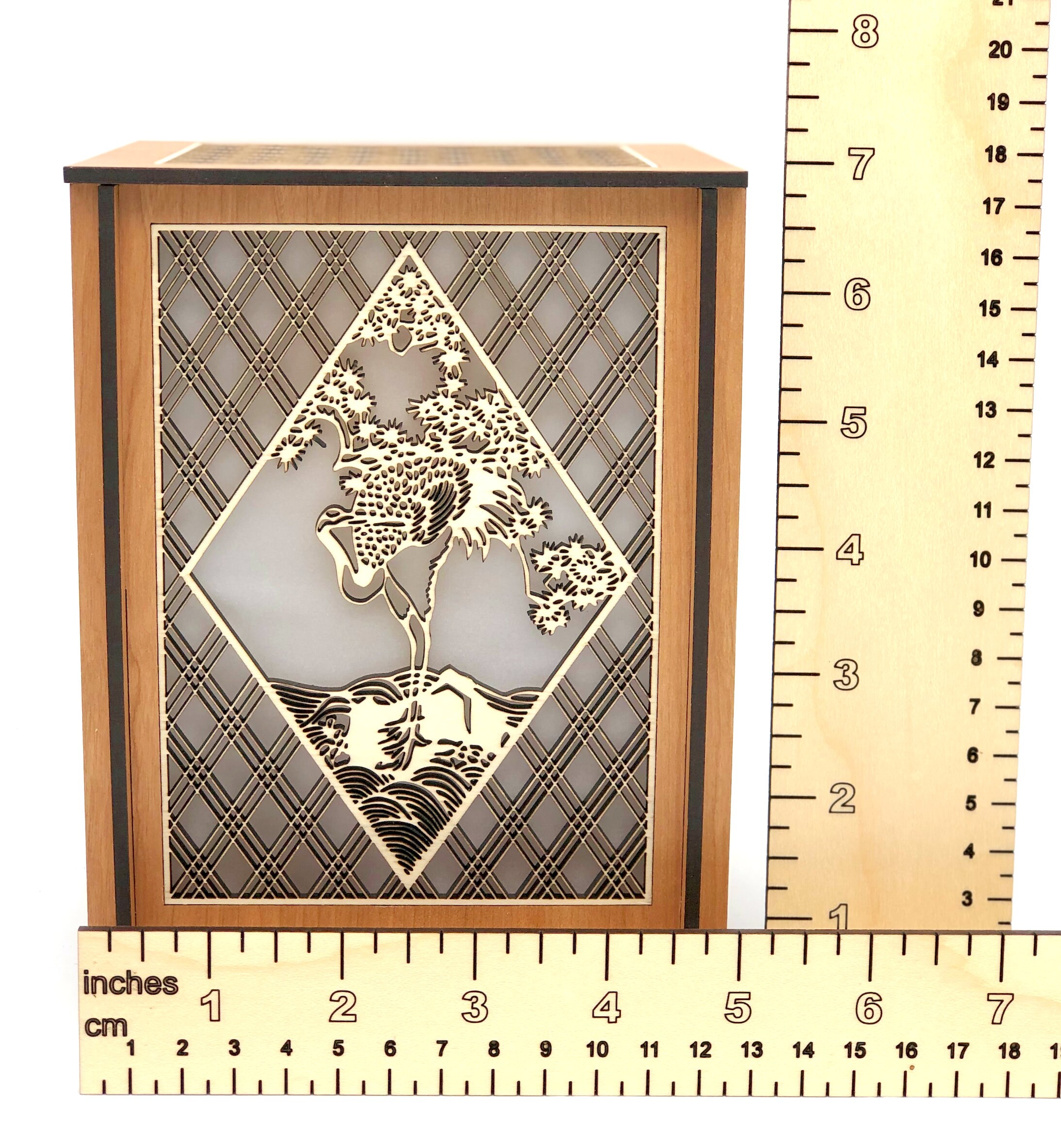 Crane Lantern - SVG Vector Pattern for Laser Cutting - Etsy