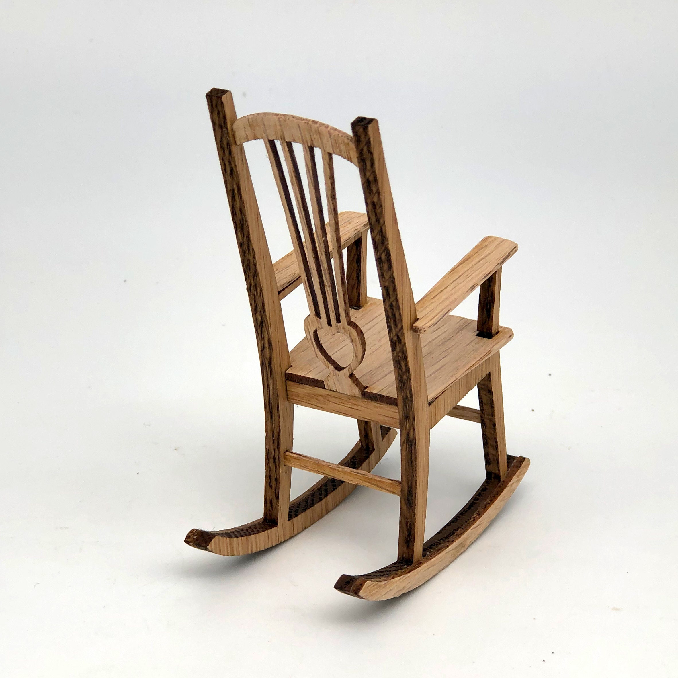 1:12 Scale Miniature Rocking Chair SVG Vector Pattern for | Etsy