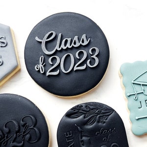 Class of 2024 Graduation Grad Cookie Fondant Embosser Stamp Cookie ...