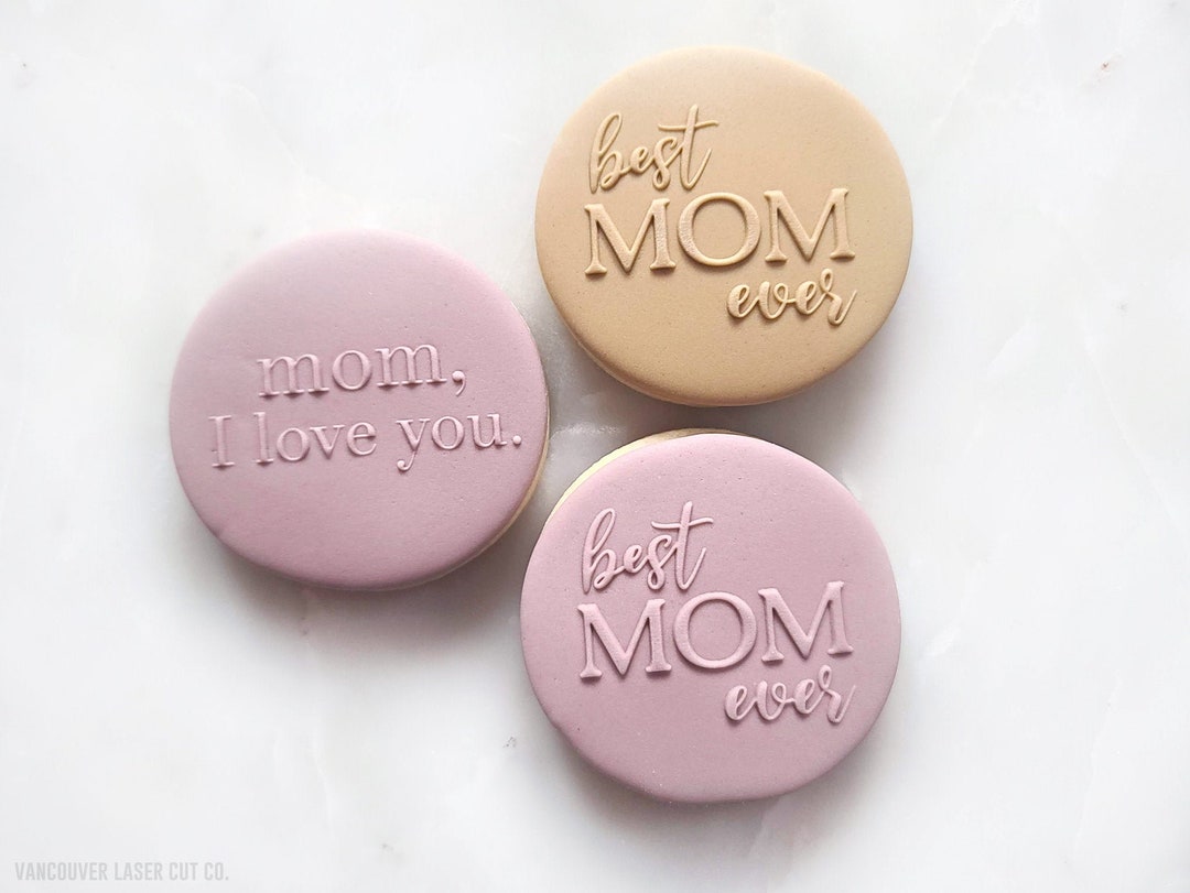 Best MOM ever Cookie Fondant Embosser Stamp Cookie Stamp - Etsy France