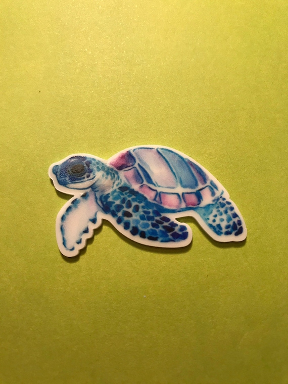 Blue Sea Turtle Needle Minder | Etsy