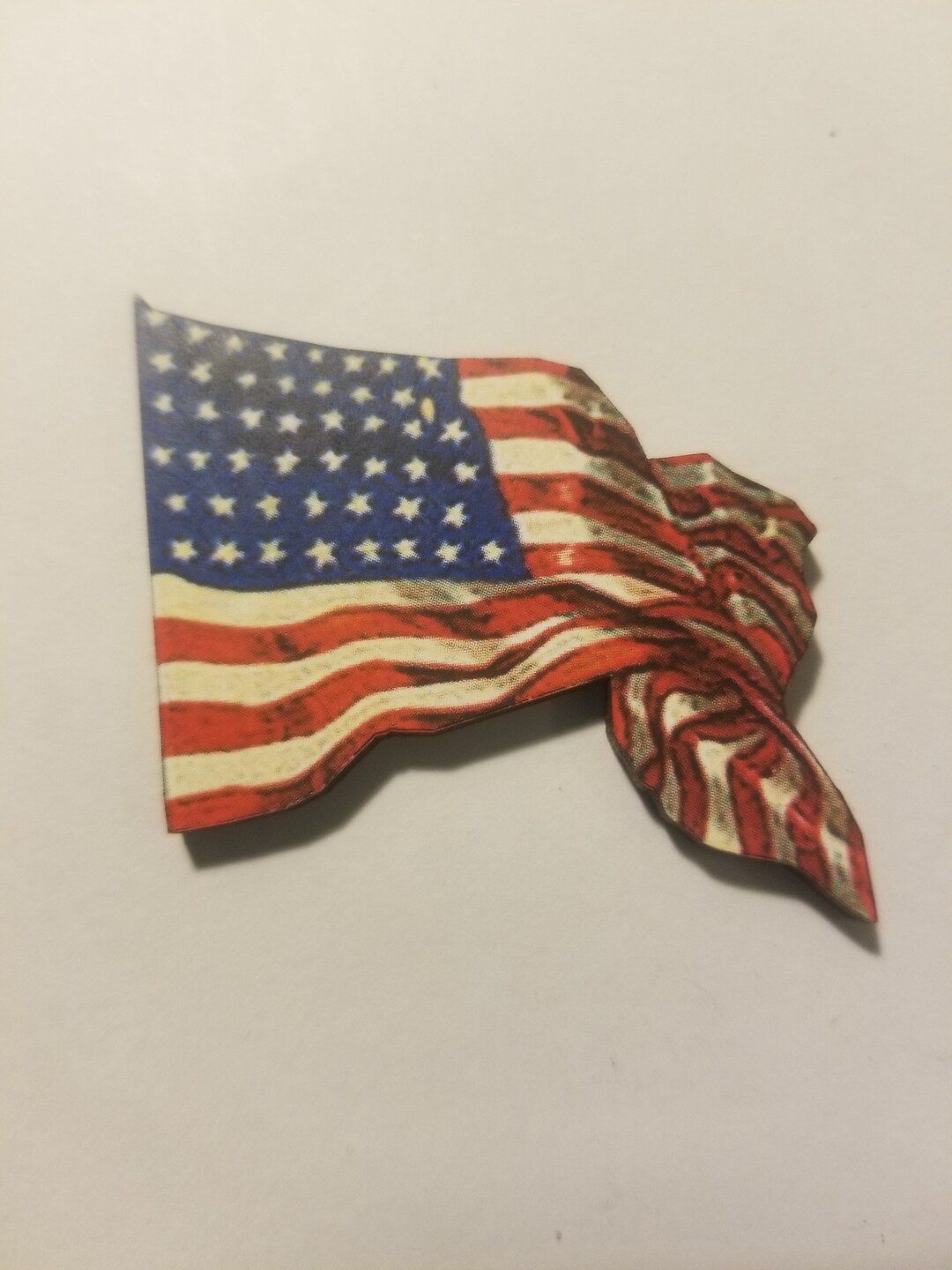 Wooden Waving American Flag Needle Minder - Etsy