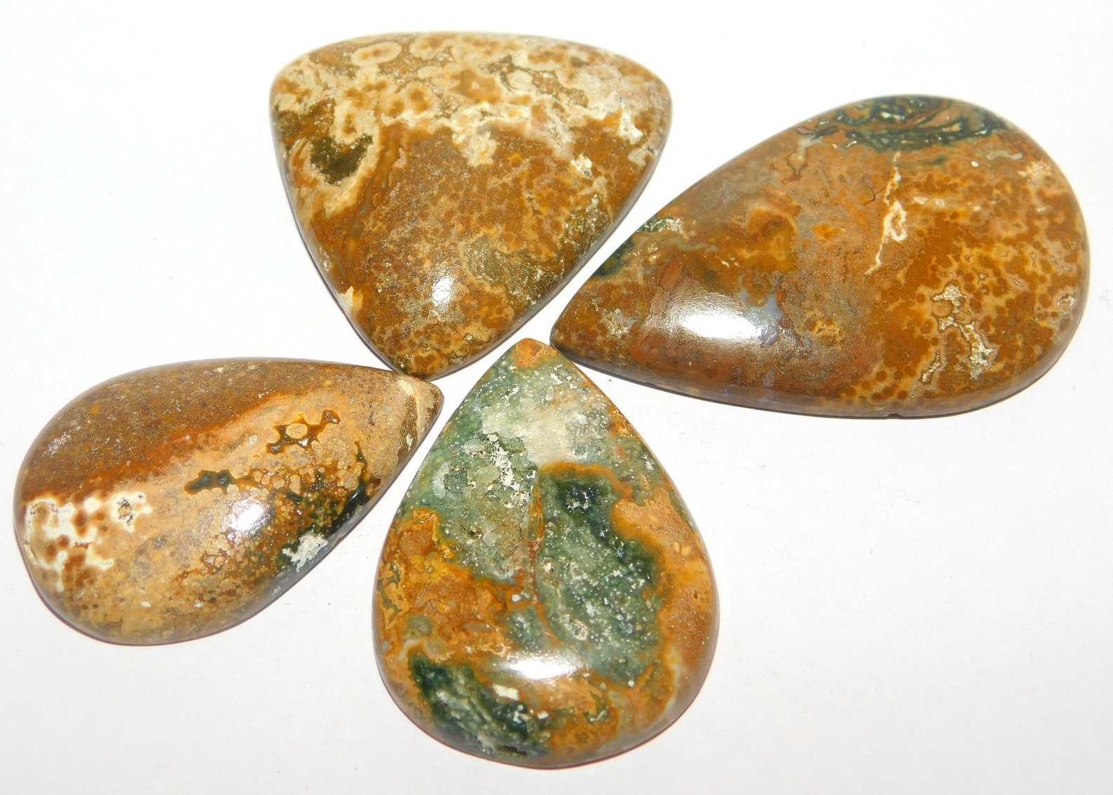 OCEAN JASPER Brown Fantastic Cabochon Lot Gemstone Natural | Etsy