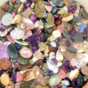 FREE GEMSTONE Opal Obsidian Agate Jasper Quartz Natural Mix Cabochon ...