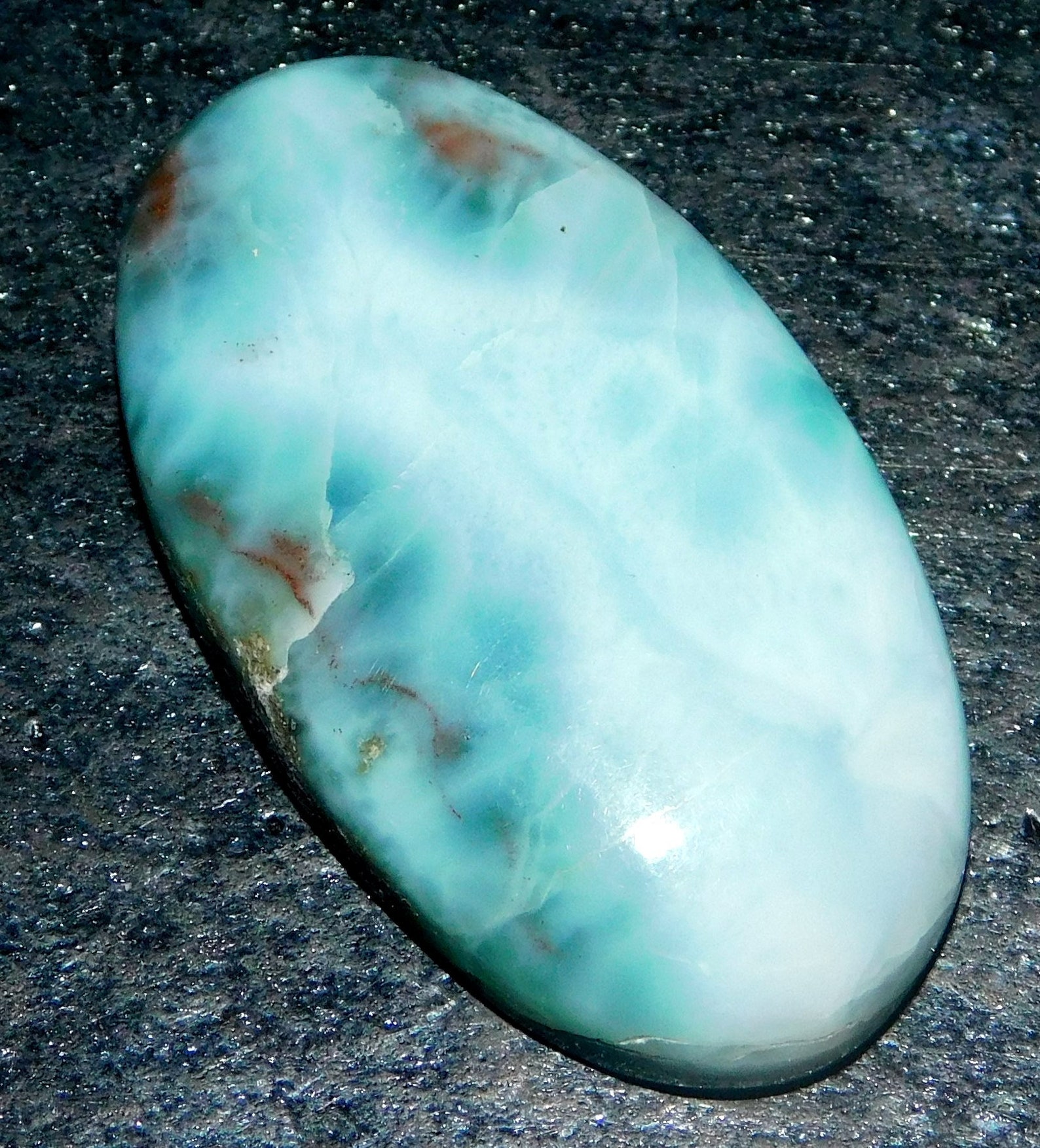 Natural Larimar Cabochon Blue Larimar Gemstone AAA Quality | Etsy