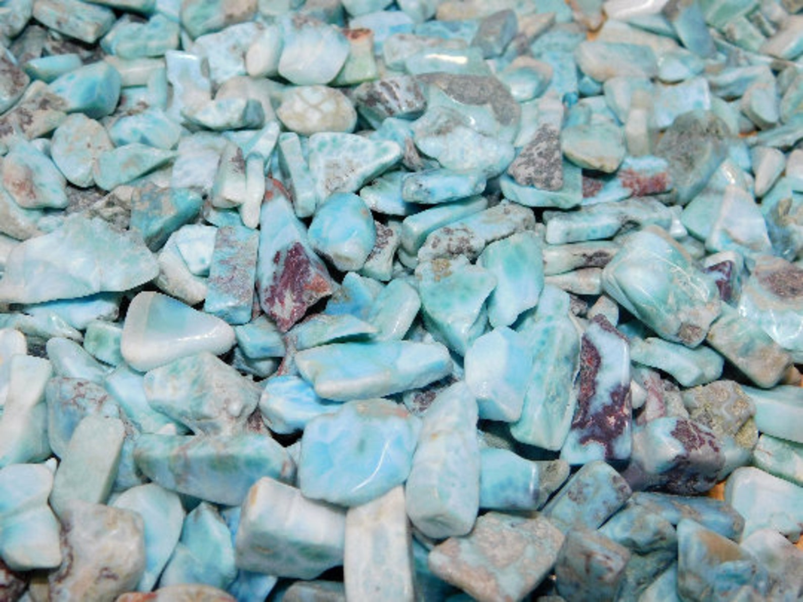 LARIMAR Tumbled Stone Atlantis Crystals Stones Stefilia's | Etsy