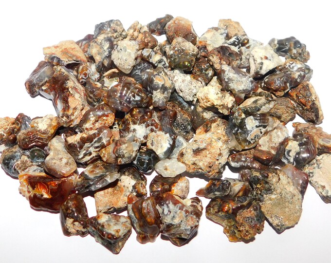 Fire Agate Rough Natural Fire Agate Rough Gemstone Large Size Piece of Fire Agate Rough Fire ...