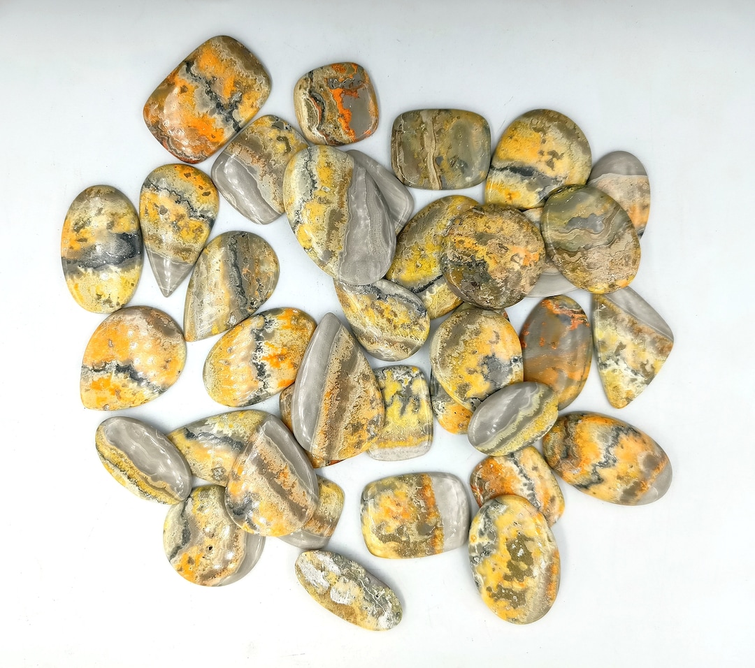 Bumble Bee Jasper Lot, 100% Natural Bumble Bee Jasper Loose Gemstone, Bumble Bee Jasper for ...