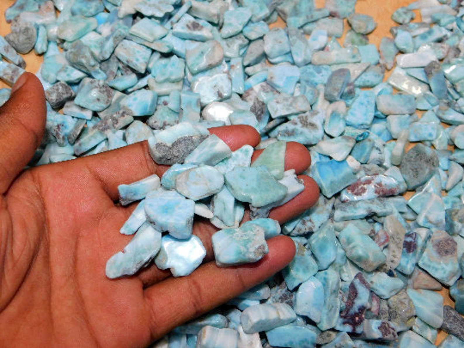 LARIMAR Tumbled Stone Atlantis Crystals Stones Stefilia's | Etsy