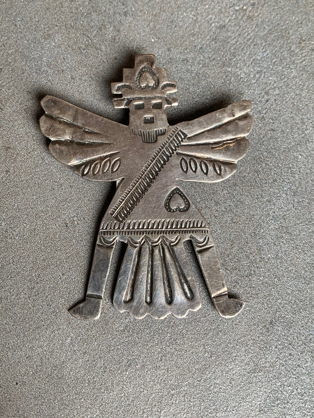 Sterling Silver Thunderbird Pin - Etsy