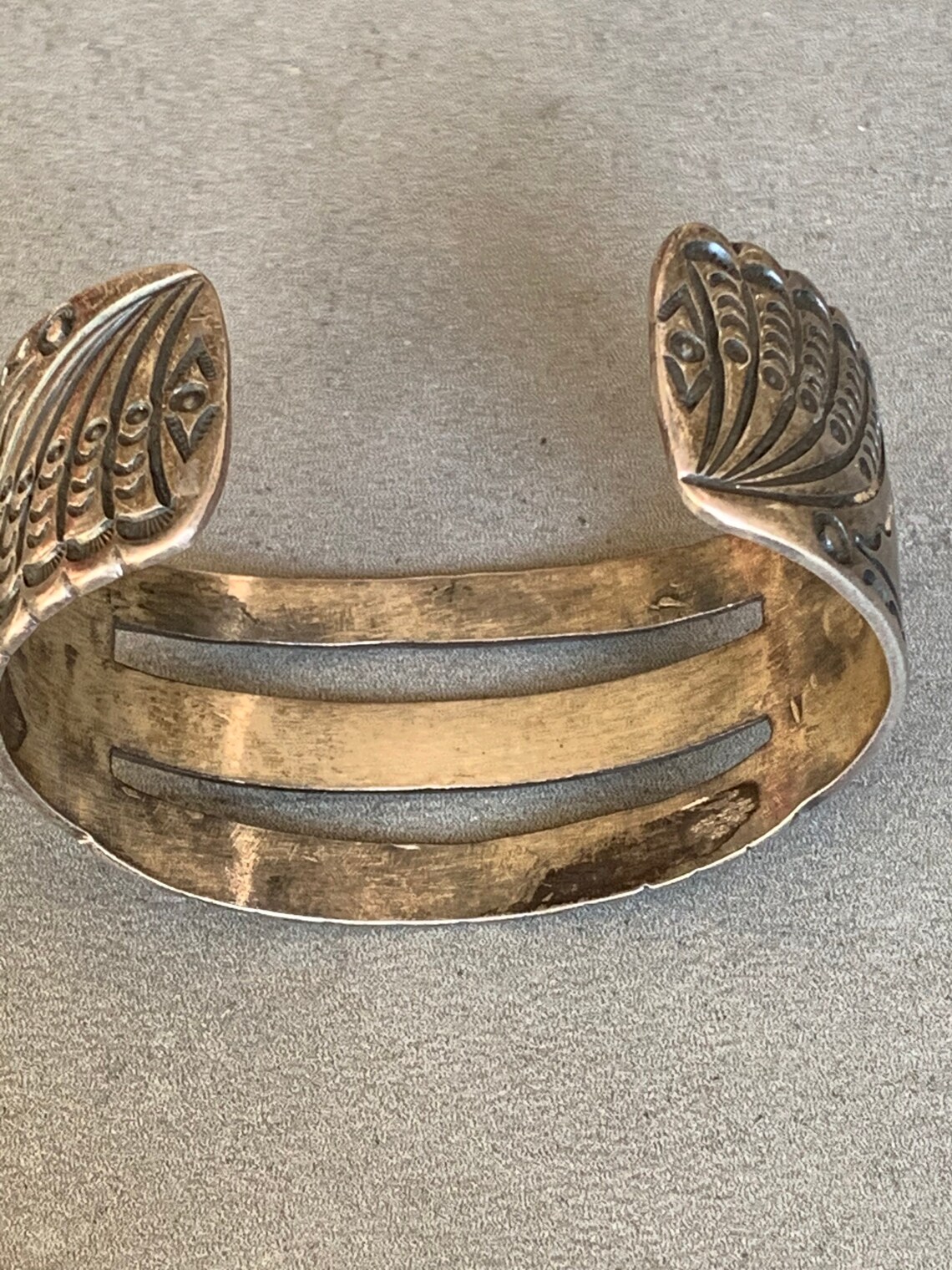 Sterling Cuff Bracelet - Etsy