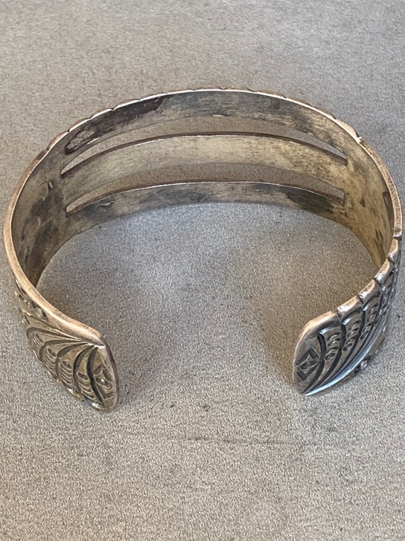 Sterling Cuff Bracelet - Gem