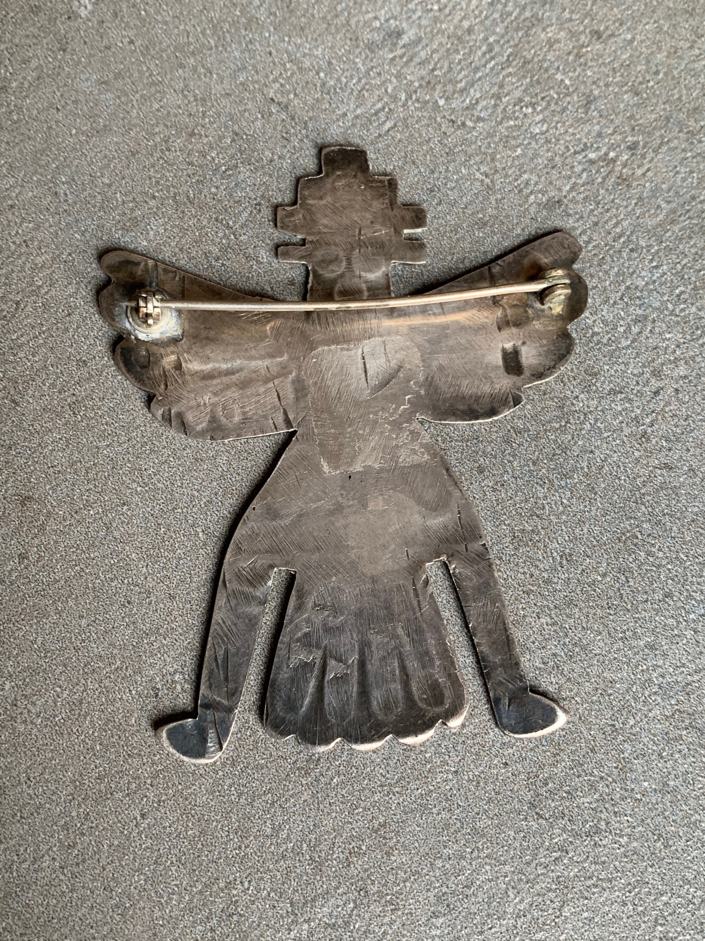 Sterling Silver Thunderbird Pin - Etsy
