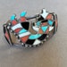 Vintage Zuni Rainbow Man Inlay Cuff - Etsy