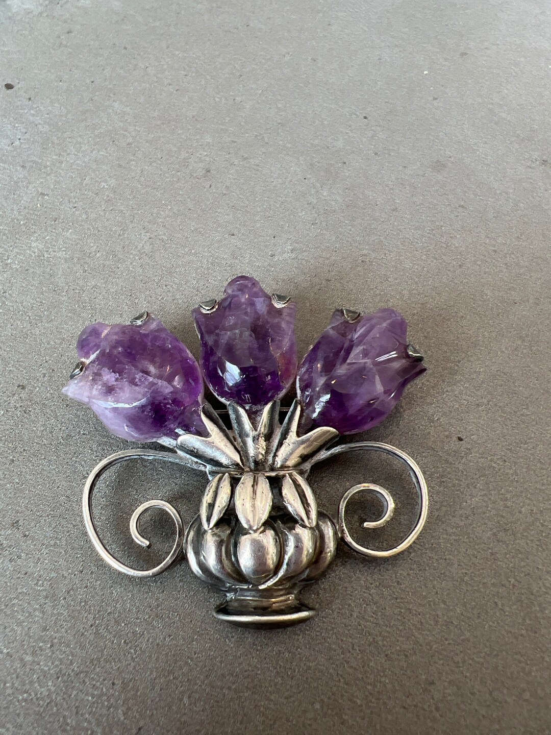 William Spratling Vintage Amethyst Pin - Etsy