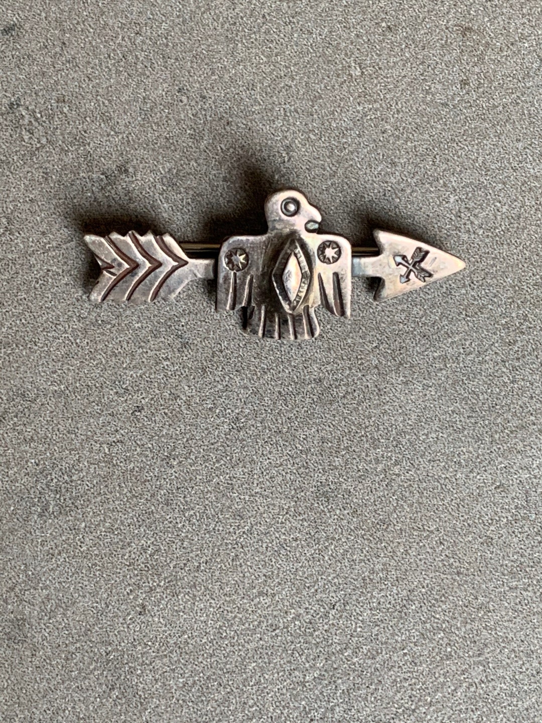 Fred Harvey Era Sterling Pin - Etsy