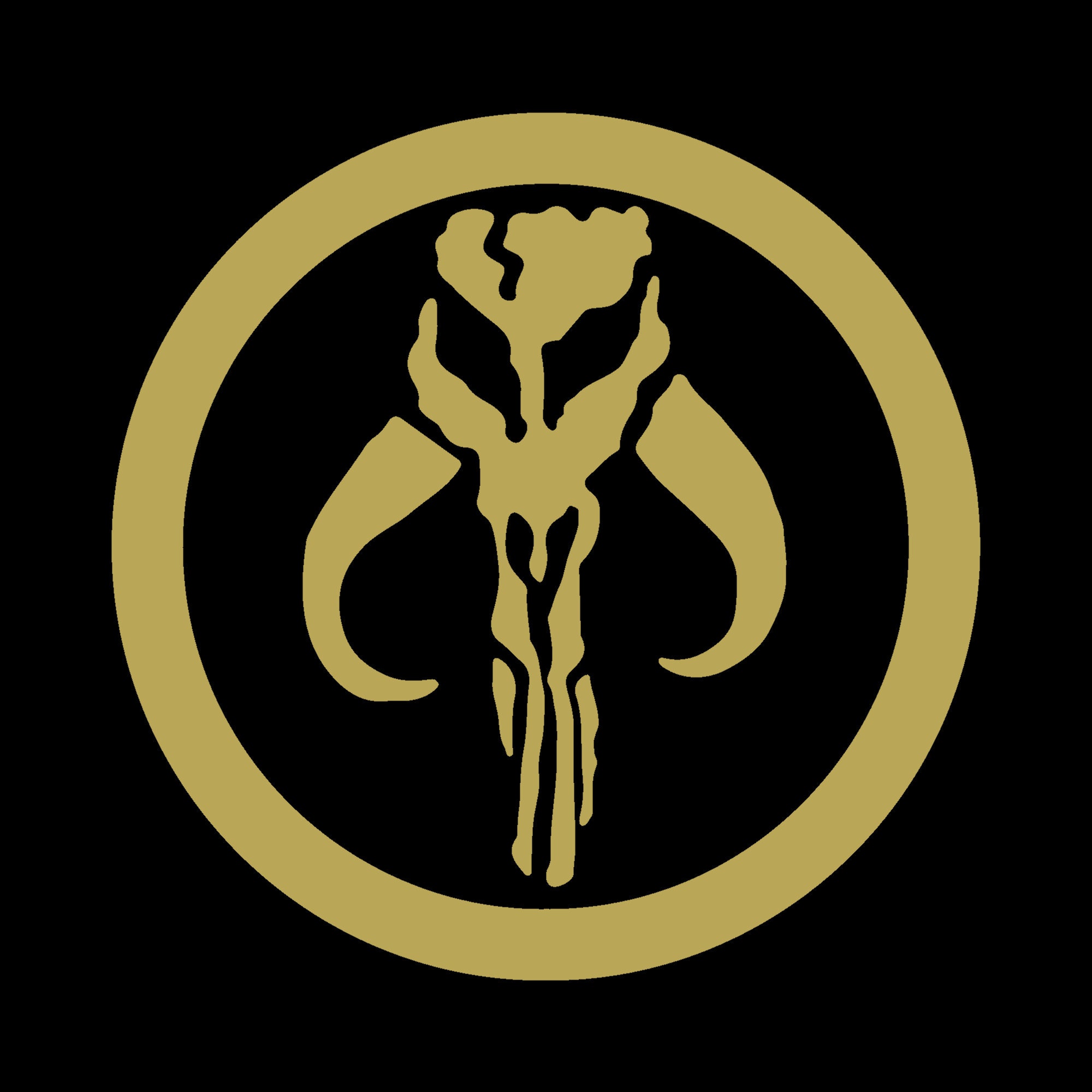 Boba Fett Mythosaur Mandalorian Sigil Star Wars ROTJ Vinyl - Etsy