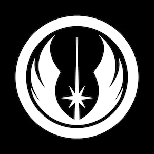 Star Wars Jedi Order Vinyl Decal Sticker for Laptop, Car Window, and ...